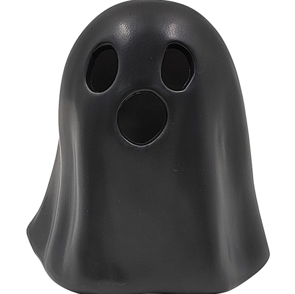 Holiday | Black Ghost Light Up Ghost Led Ghost Black Ghost Statue Black ...